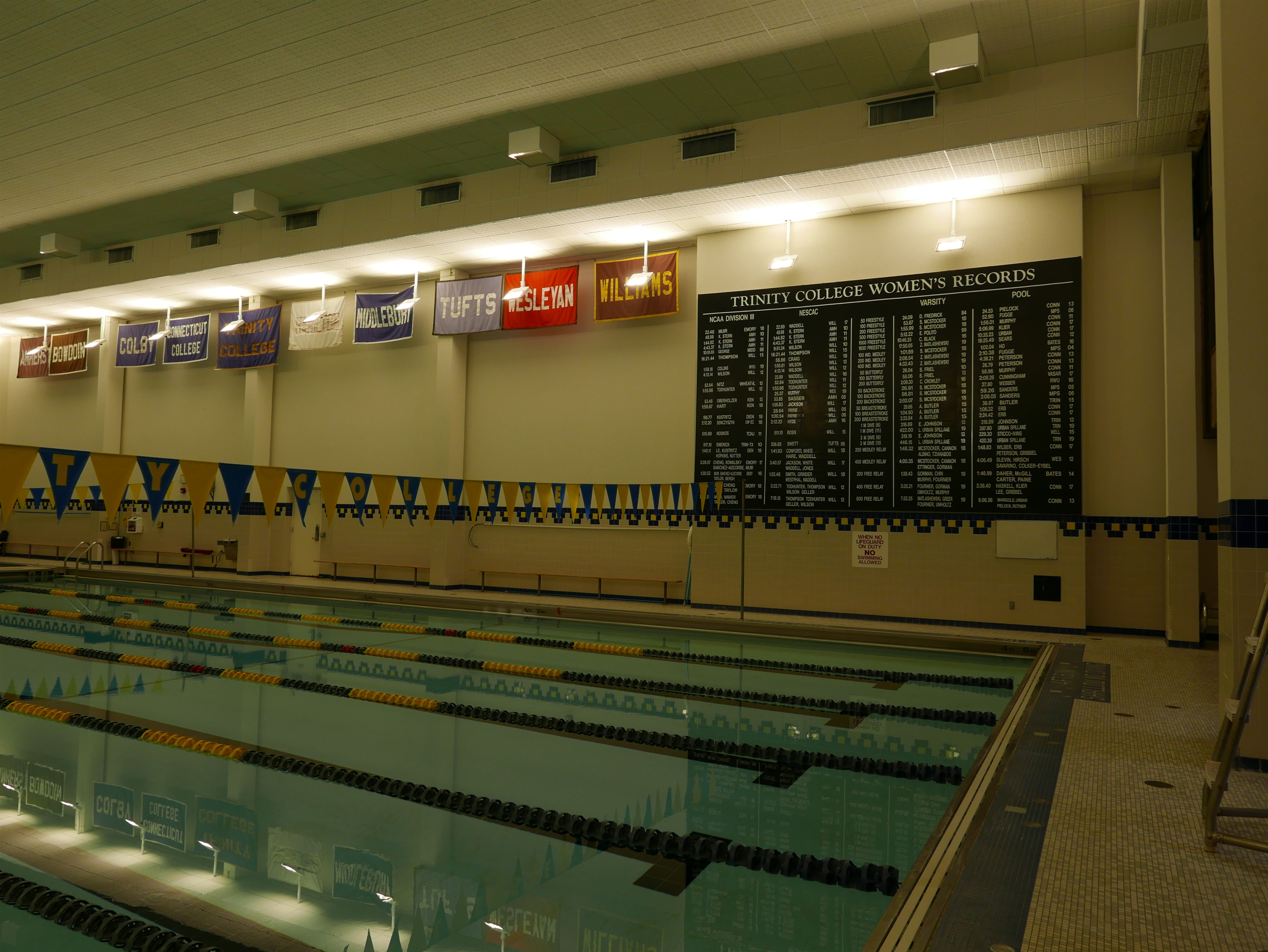 Locations Hub - Trinity College- Natatorium